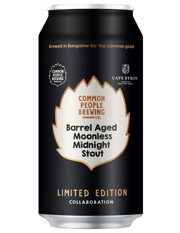 Barrel Aged Moonless Midnight Stout 440ml Can – Common People Brewing